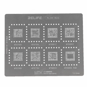 Купить Трафарет Relife для процессоров Mediatek MU4, MT6768V/ MT6758V ...